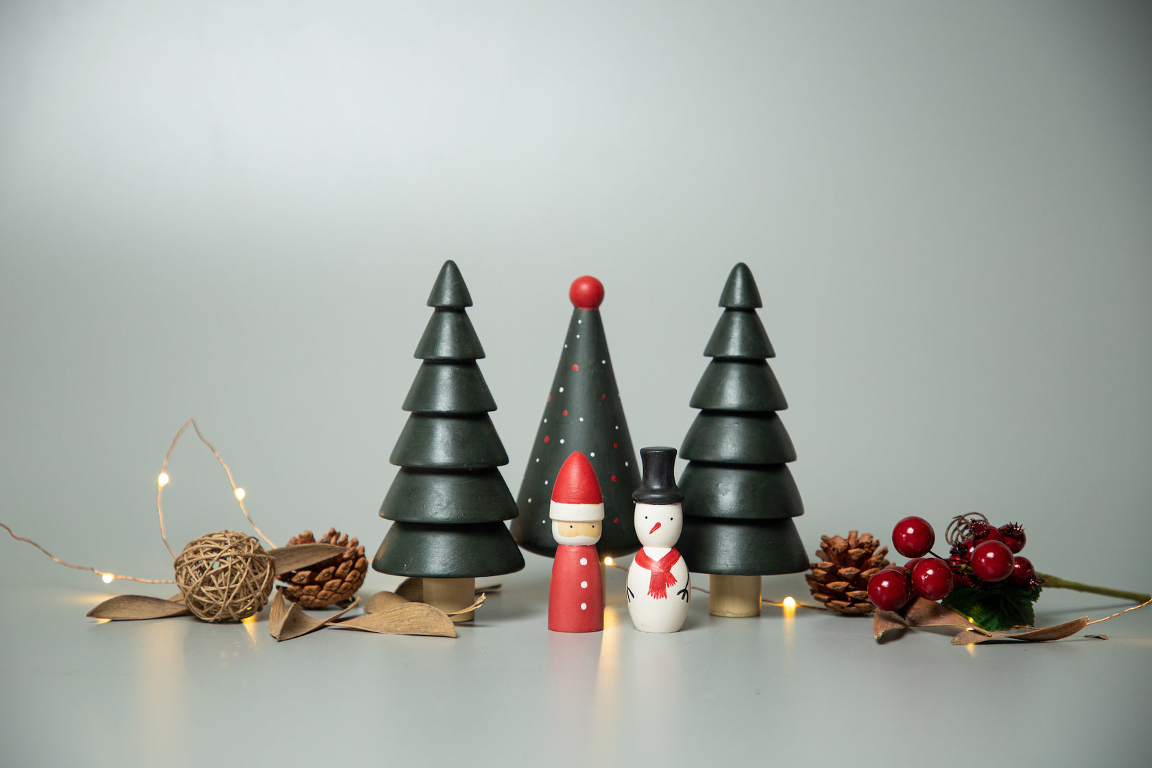 Birch Santa & Snowman Set – birchandbug